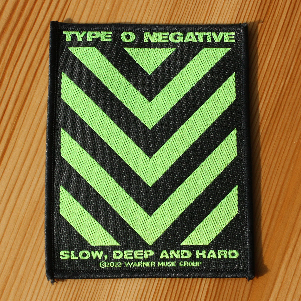 Type O Negative - Slow, Deep and Hard (Woven Patch) | Todestrieb